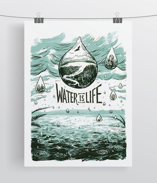 Water Is Life Poster – ally stack